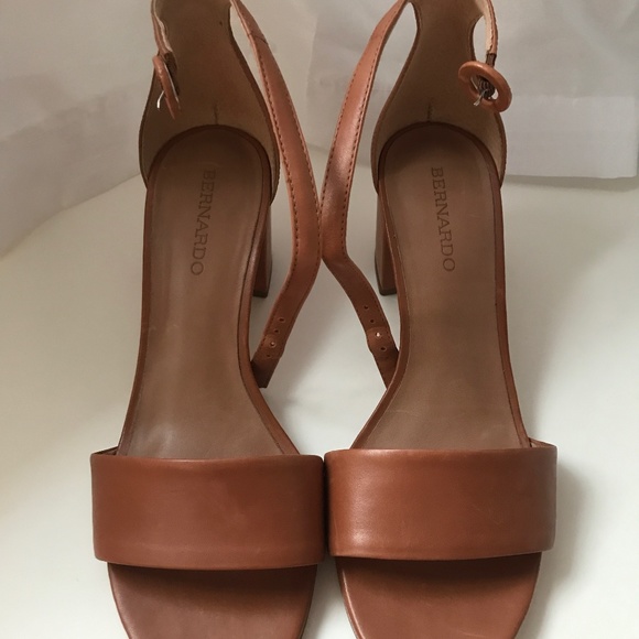 Bernardo | Shoes | Bernardo Belinda Sandal Brown Leather | Poshmark